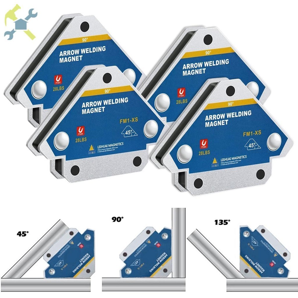 4Pcs Welding Magnets 28lbs Magnetic Welding Holder Positioning Arrow ...