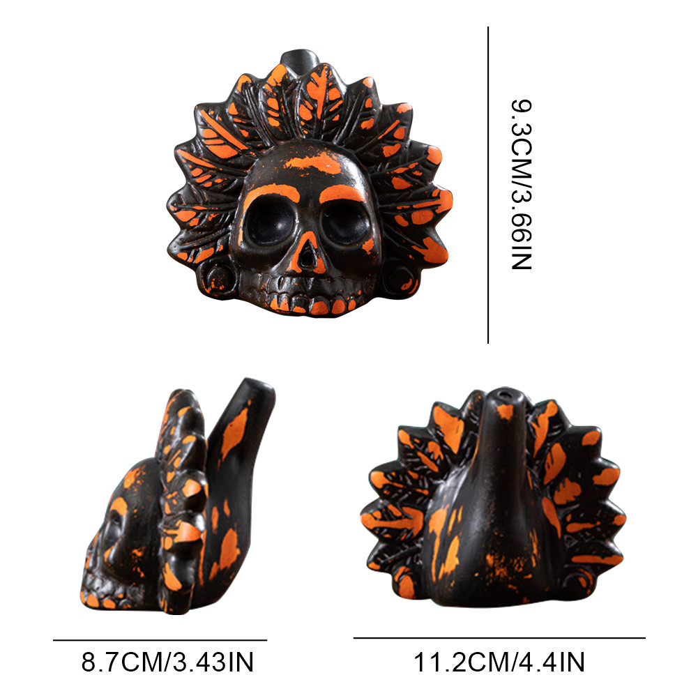 Authentic Aztec Whistle Spooky Aztec Death Whistle Scream Whistle for ...