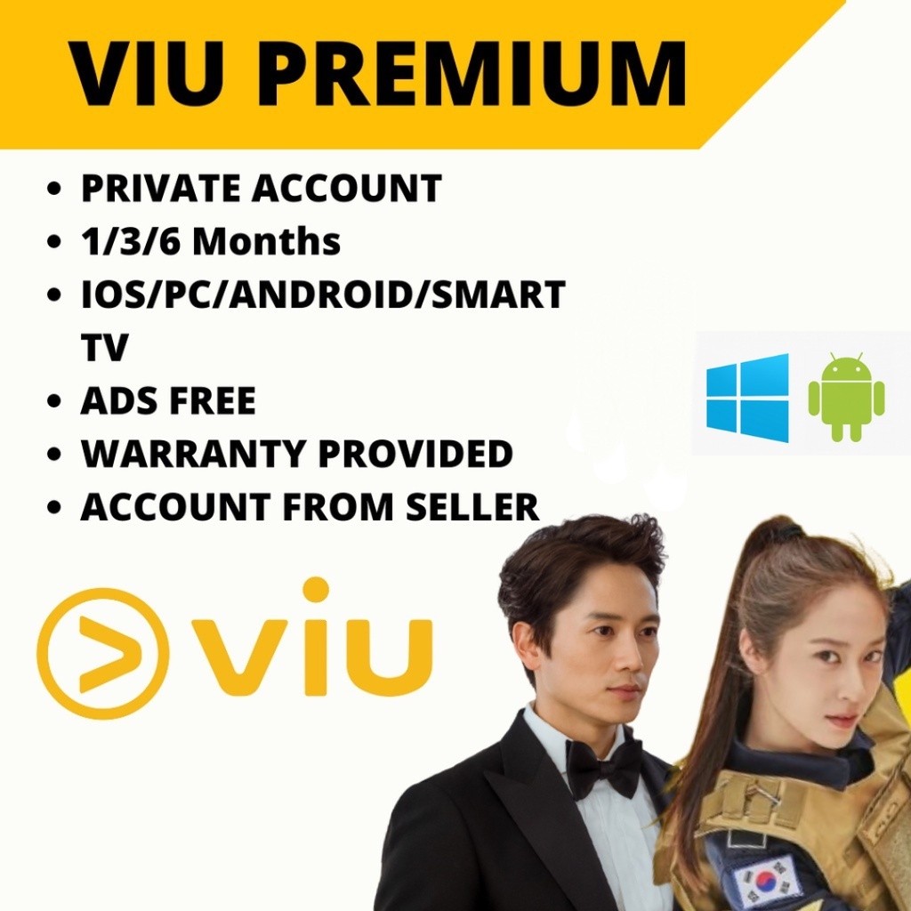 VIU Premium Account 1/2/3 Months Subscription (Genuine) (AppIe i0S ...