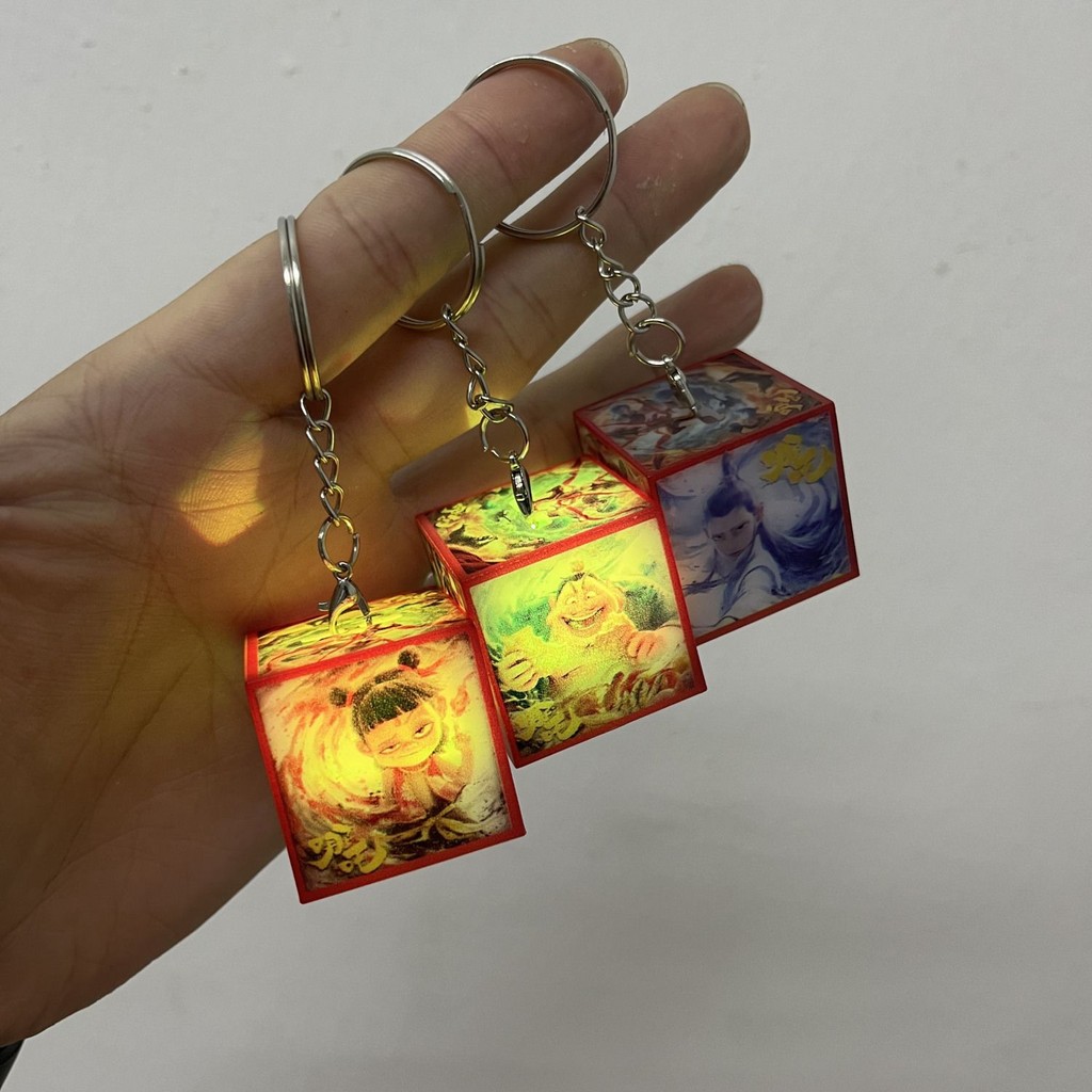 Nezha's Demon Boy Haunted Sea Merchandise Pendant Colorful Luminous ...