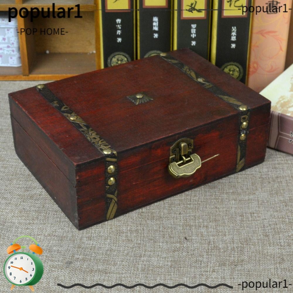 POP Treasure Chest, Vintage Lock Gift Box Jewellery Storage Box ...