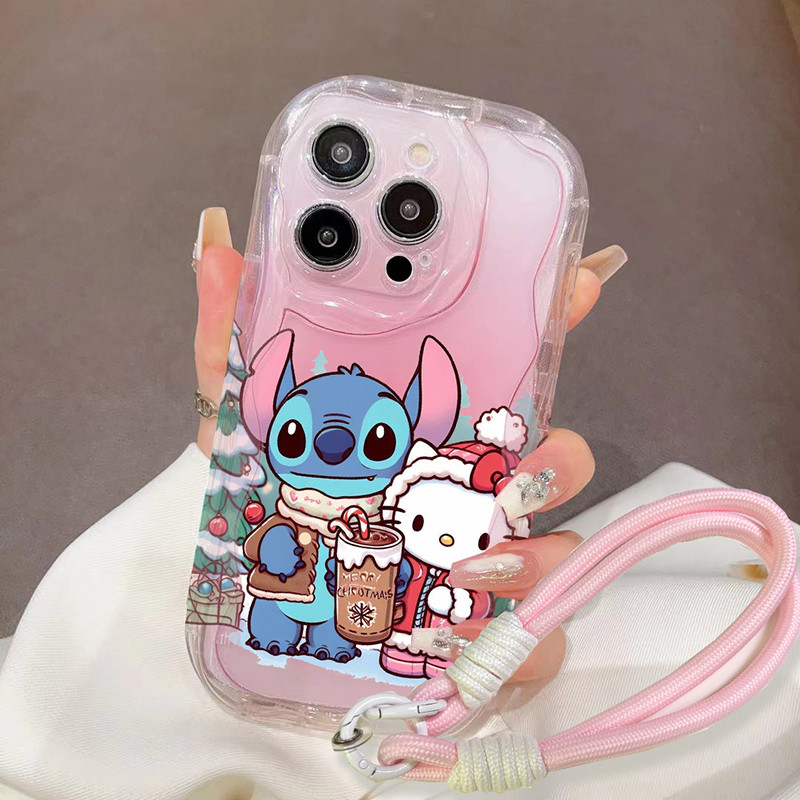 Stitch Cartoon Snow Desserts Case For Redmi Note 14 13 Pro Plus 13 12 ...
