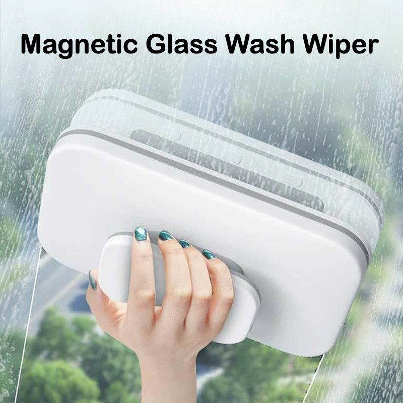 Upgrade Double side Magnetic window glass cleaner Brush for Condo ...
