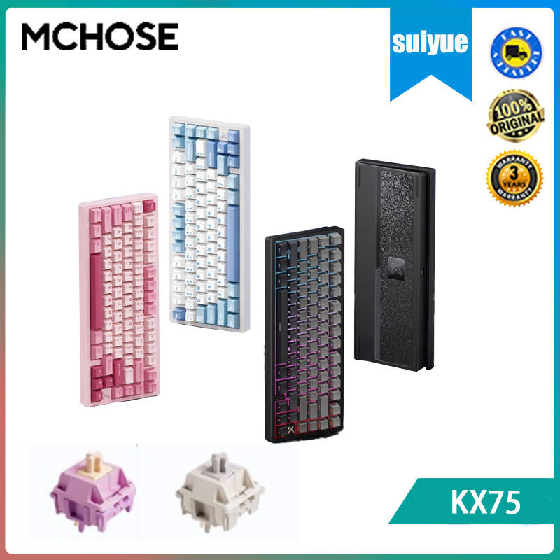 MCHOSE KX75 Aluminum lump customized mechanical keyboard quick ...