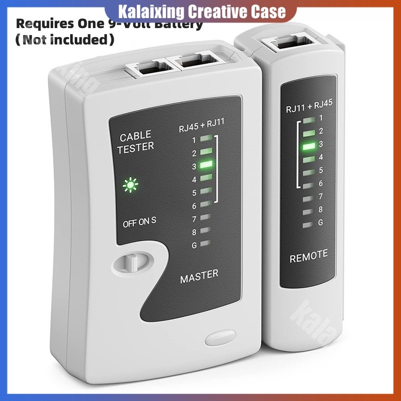 Network Cable Tester RJ45 RJ11 RJ12 CAT5 UTP LAN Networking Telephone ...