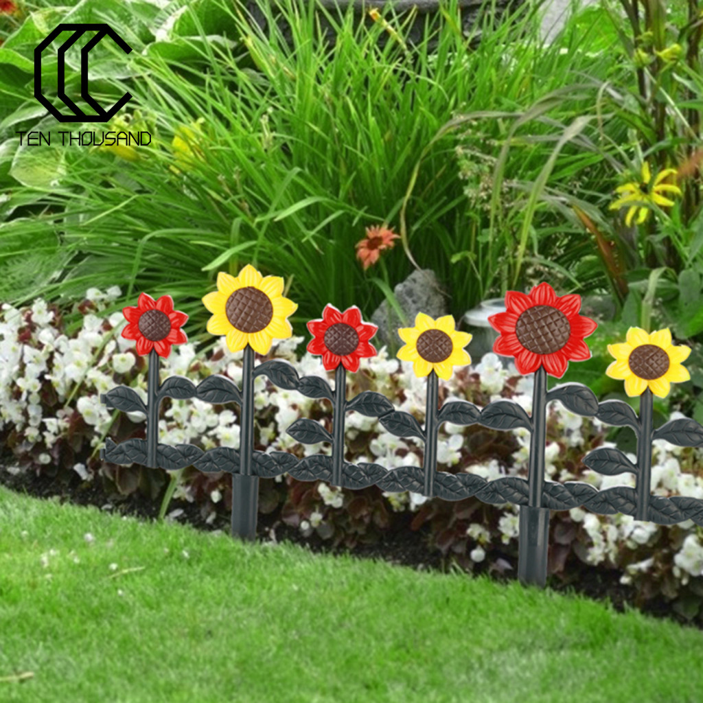 Bright Color Fence Border for Parterre Waterproof Fencing Border Panel ...