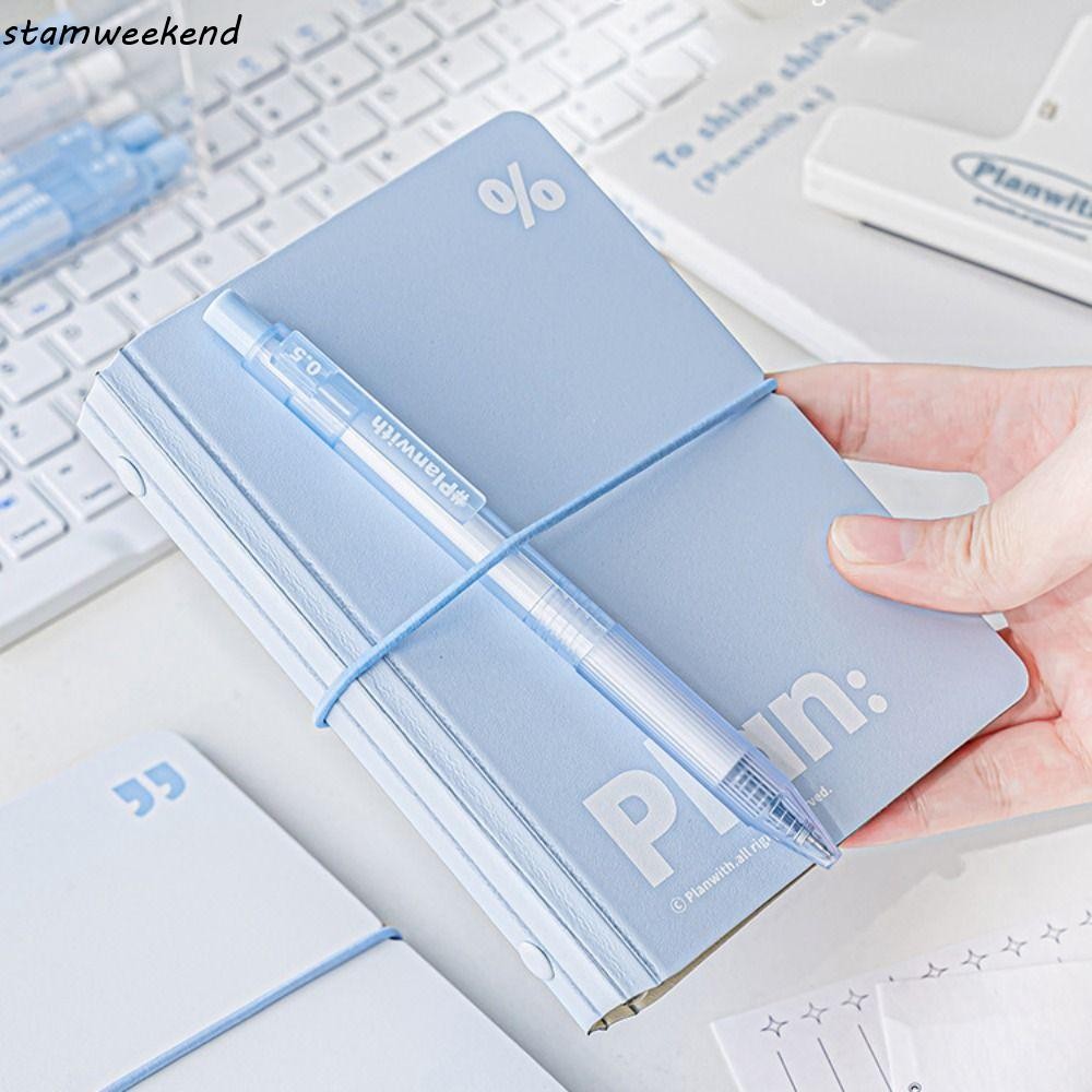 STAMWEEKEND Mini Pocket Notebook, Waterproof Cover 44 Sheets Portable ...