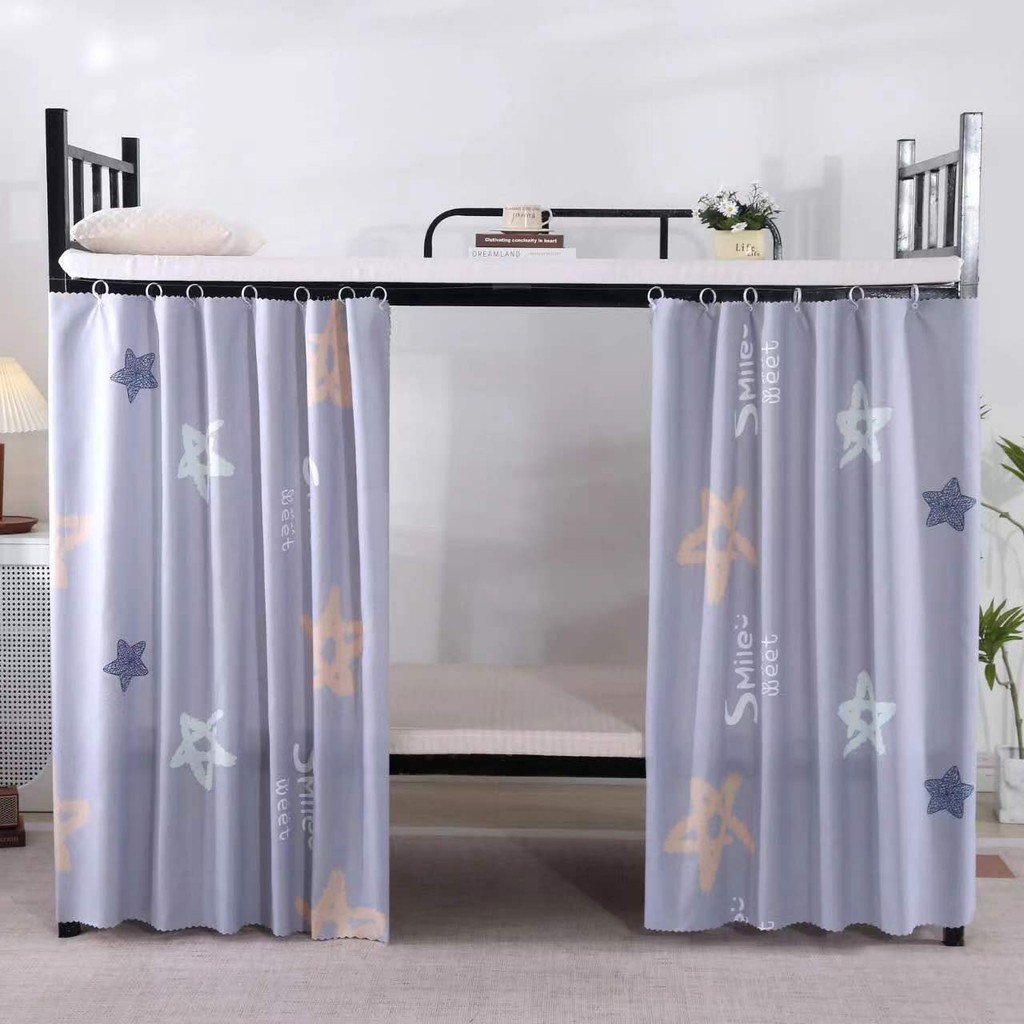 Htrn// Dormitory Bed Curtain College Student Upper Bunk Single Bed ...