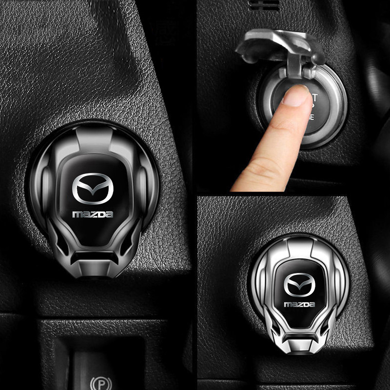 Car One Button Start Stop Cover Sticker for Mazda 3 CX5 CX30 6 CX5 CX3 ...