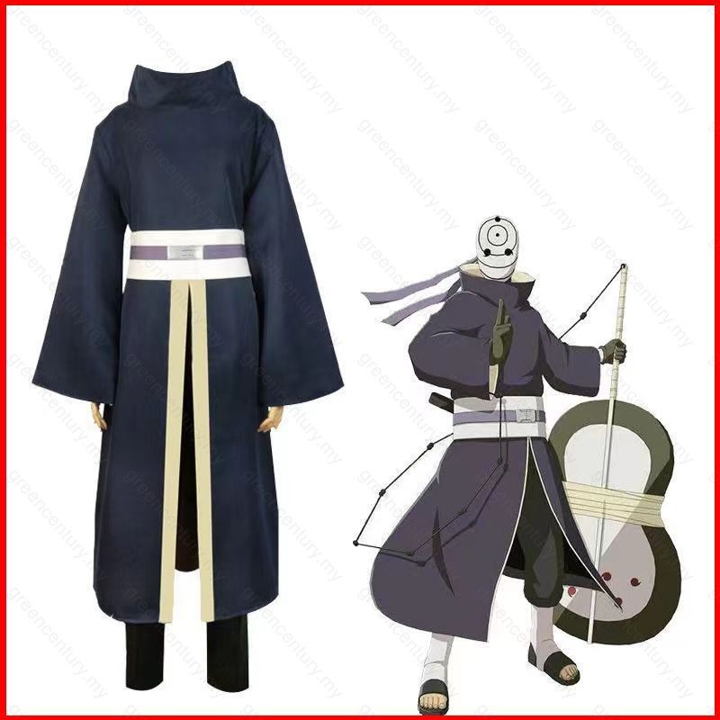 YS Naruto Uchiha Obito cosplay cloth Akatsuki Tobi white cloth ...