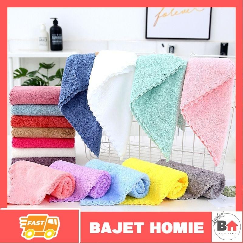 (1PCS) 30x30cm Soft Face Microfiber Towel Quick-Dry Absorbent Towel ...