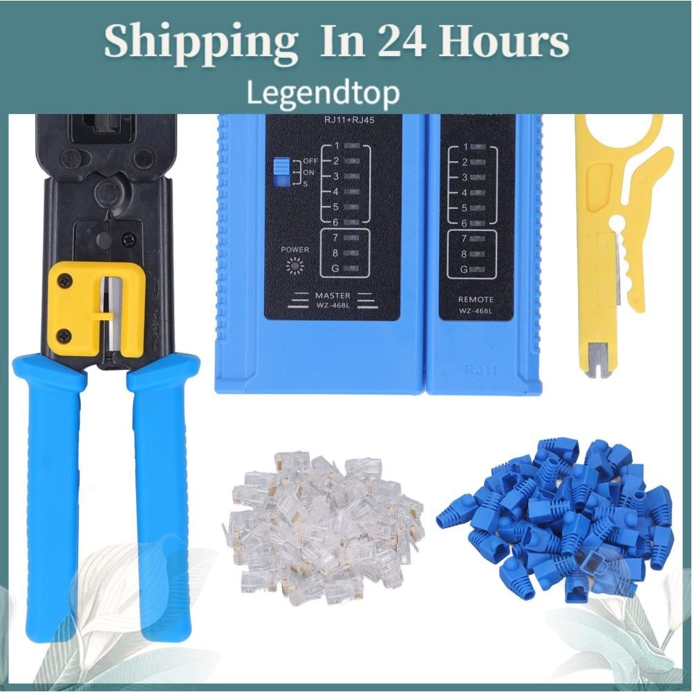 Crystal Head Crimping Pliers RJ45 Tools Labor Saving Ratchet Good ...