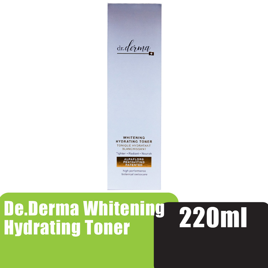 Dr Derma Whitening Hydrating Toner 220ml Skincare Moisturizer For Oily ...