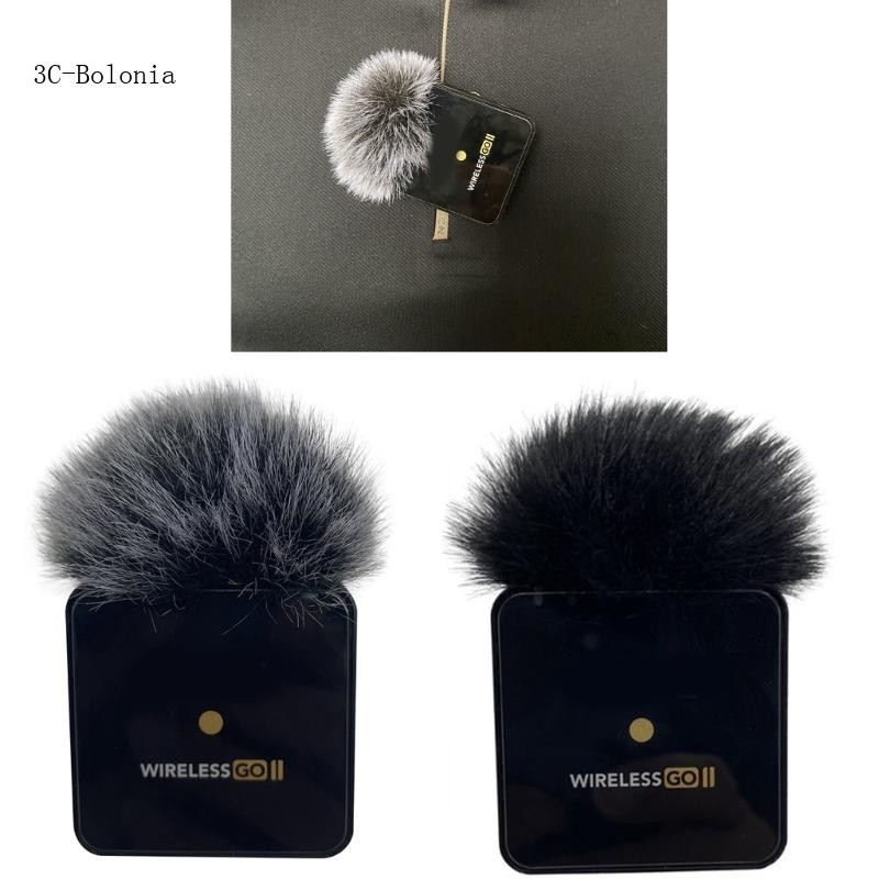 【PC】 Mics Furry Windscreen Microphone Muff Wind Cover Plush Microphone ...