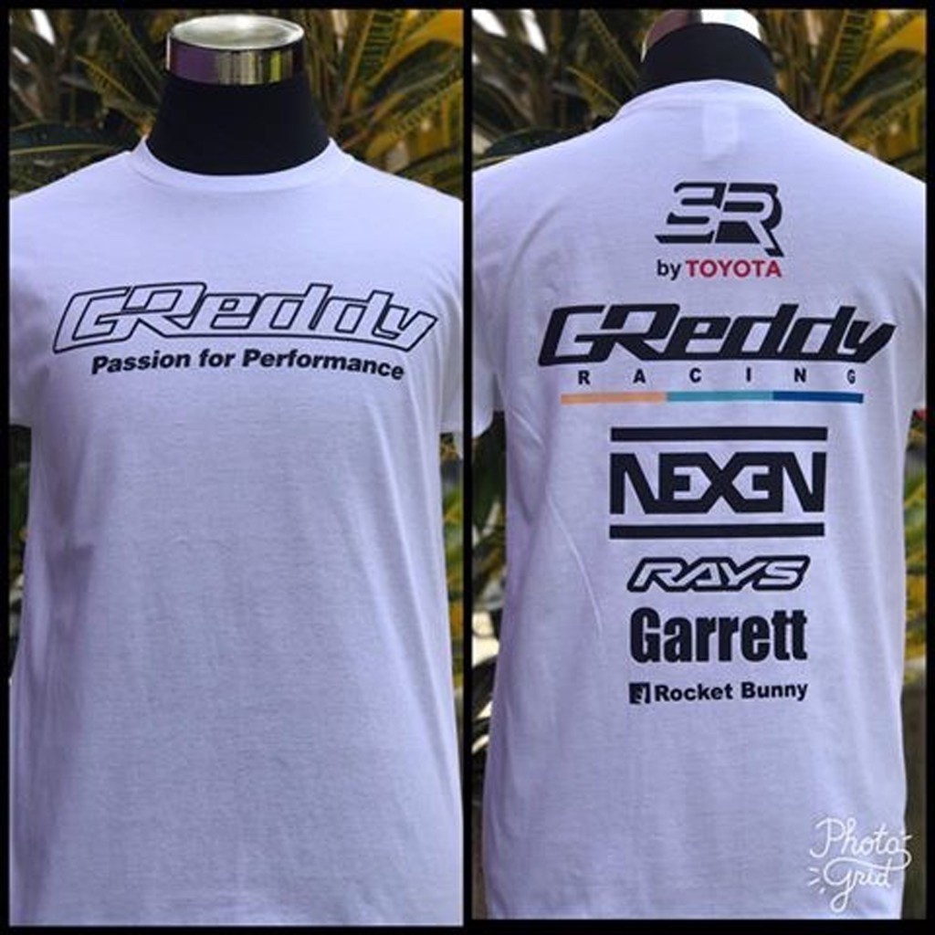 Greddy Racing Performance by Toyota D1 (White Tshirt) | Shopee Malaysia