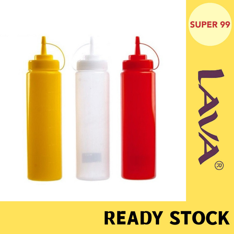 LAVA Plastic Spice & Sauce Squeezer Bottle (450ml - 950ml) / Botol ...