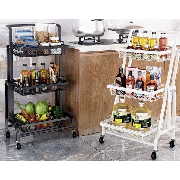 GV 3 Tiers Kitchen Rack Multifunction / Storage Rack / Rack Foldable ...