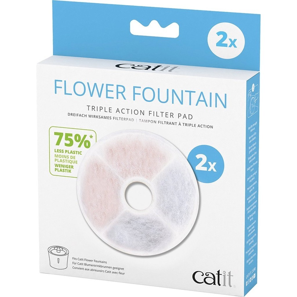 Catit Frameless Triple Action Water Fountain Filter/ Untuk Bekas Air ...