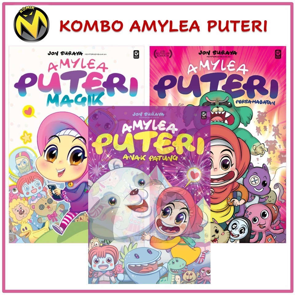 KOMBO KOMIK AMYLEA PUTERI: Puteri Magik | Puteri Anak Patung | Puteri ...