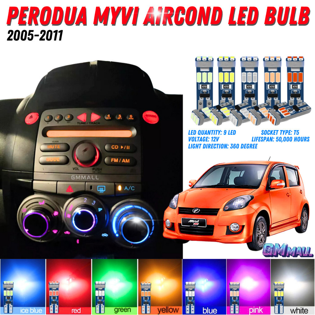 PERODUA MYVI 1st Gen aircond knob light bulb air cond Mentol Lampu gear ...