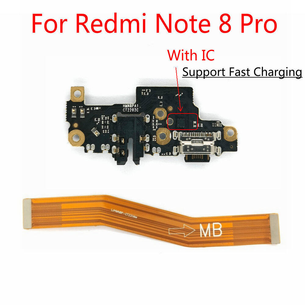 For Xiaomi Redmi Note 8 Pro USB Charging Dock Port Board with IC ...