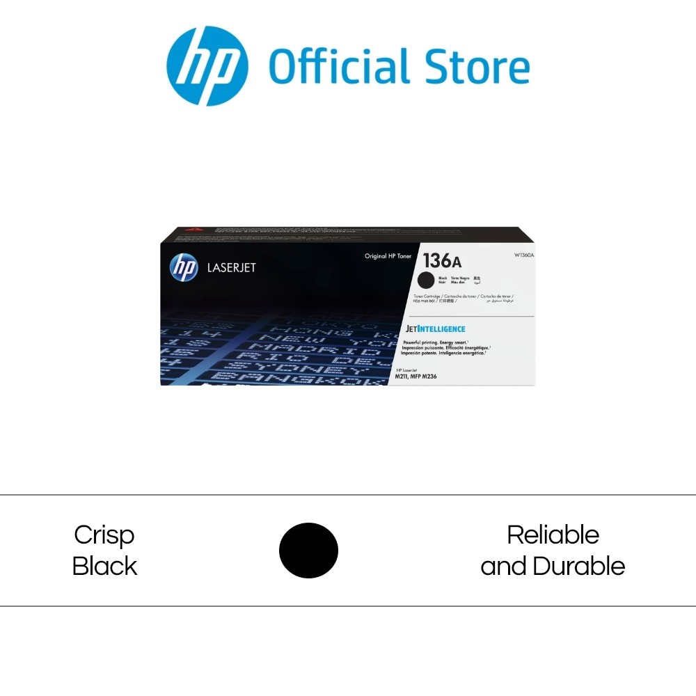HP 136A Black Original LaserJet Toner Cartridge / Compatible for HP ...