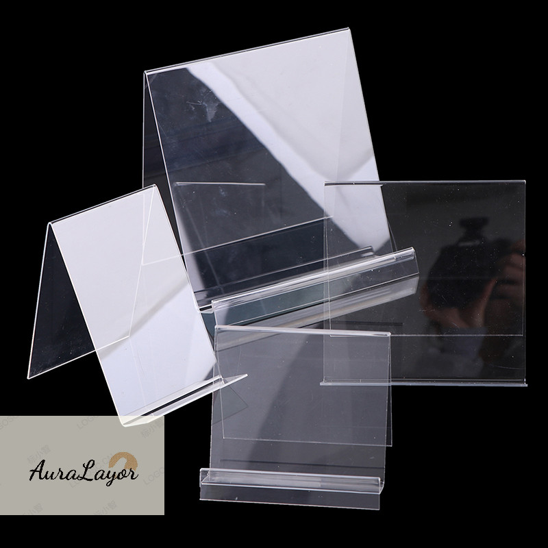 [AuraLayor] 1Pcs Book Display Stand Desktop Book Holder Transparent ...