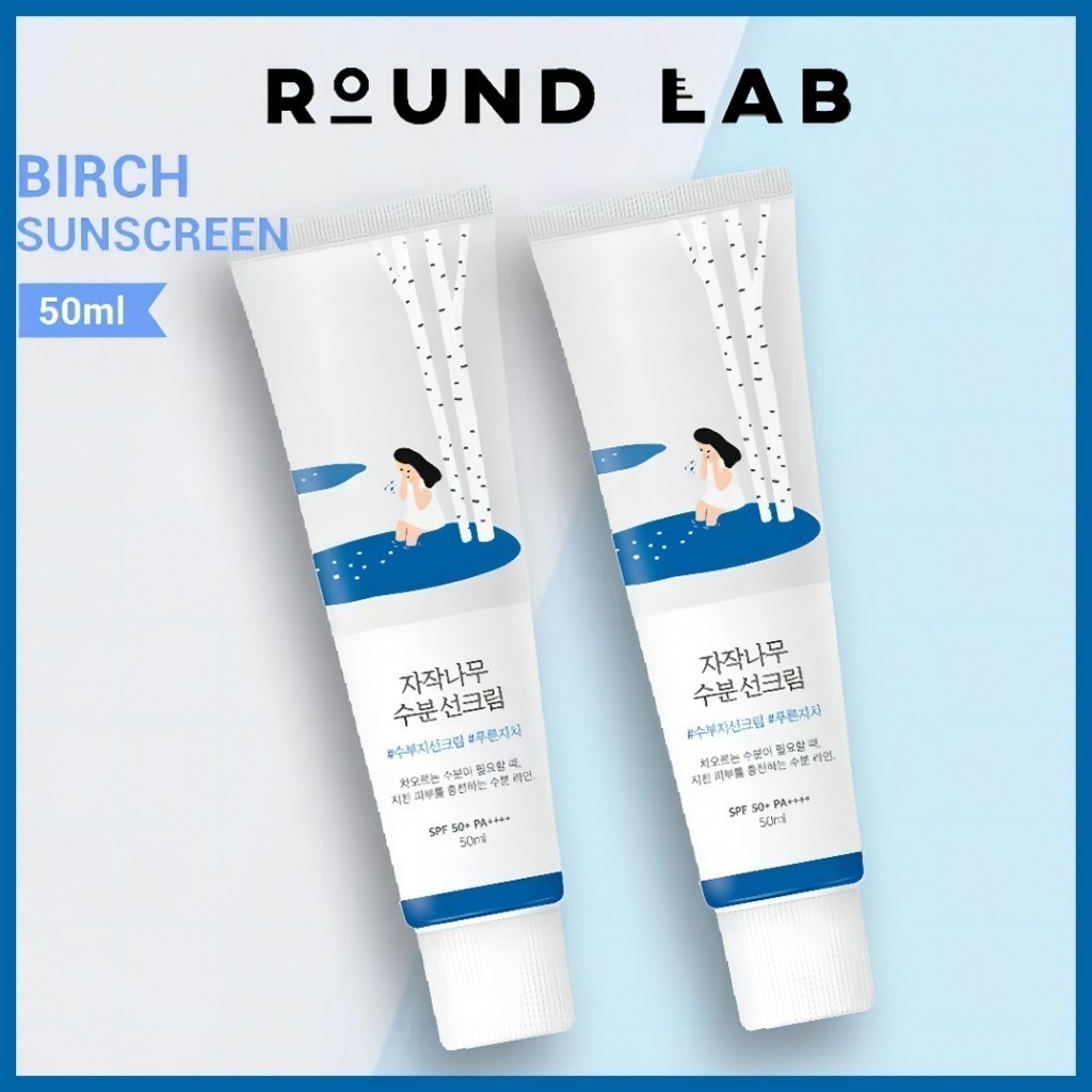 Round Lab Sunscreen 50ml Round Lab Birch Juice Moisturizing Sun Cream ...