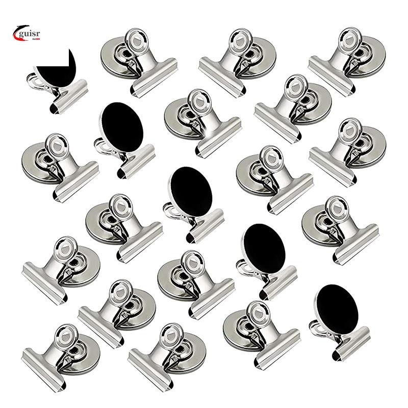 20 Pack Magnetic Clips,Scratch-Free Refrigerator Strong Magnet Clips ...