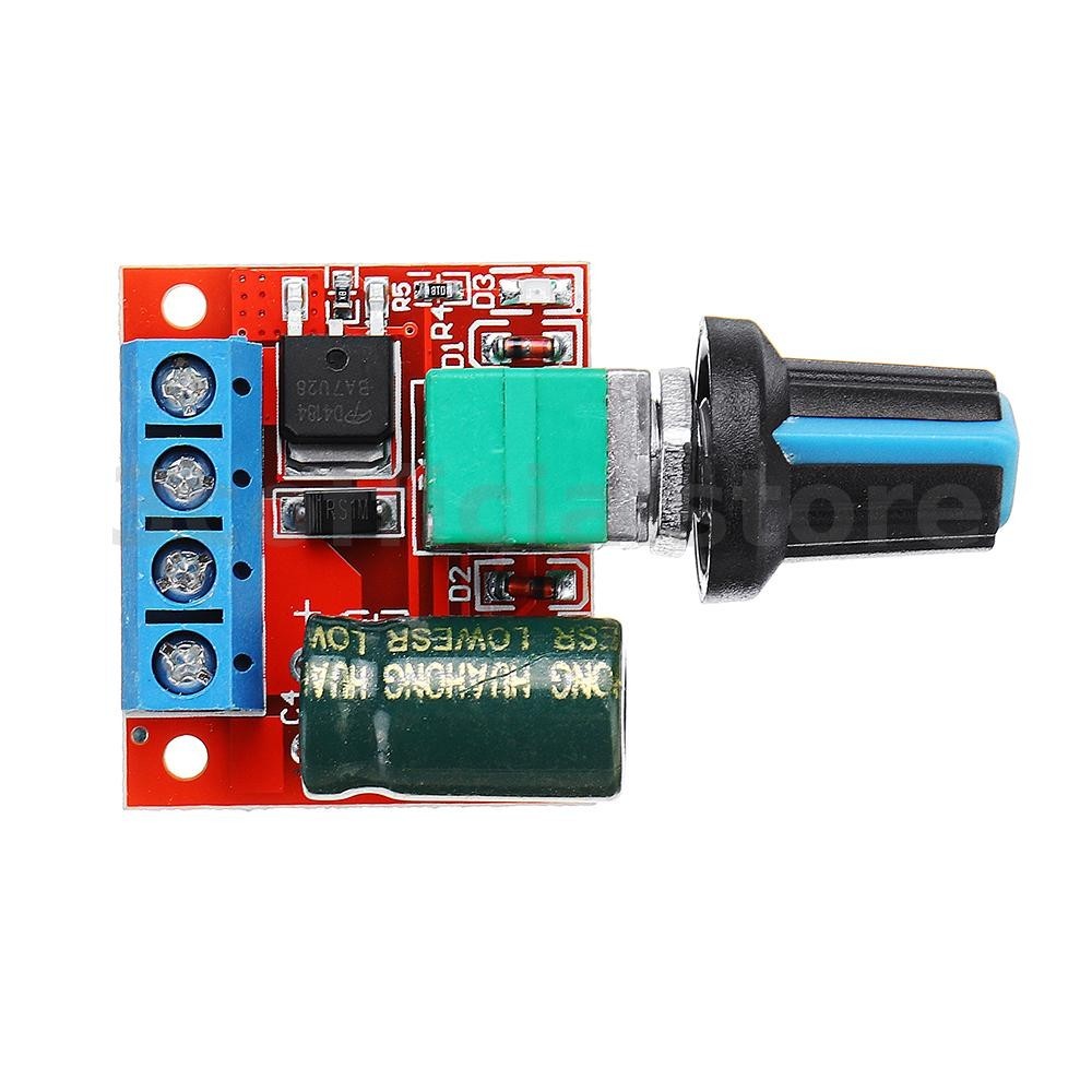 DC 5V To DC 35V 5A 90W Mini DC Motor PWM Speed Controller Module Speed ...
