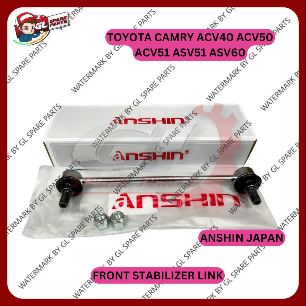 (ANSHIN JAPAN) STABILIZER LINK & ABSORBER LINK FRONT TOYOTA CAMRY ACV40 ...
