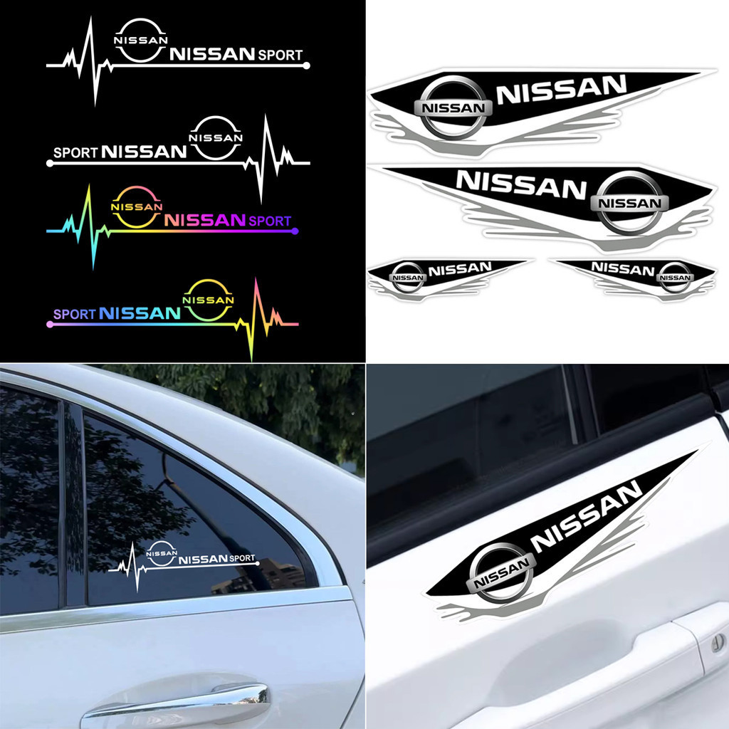 Nissan Car Stickers Triangle Windows Side Window Body Decals for Nissan ...