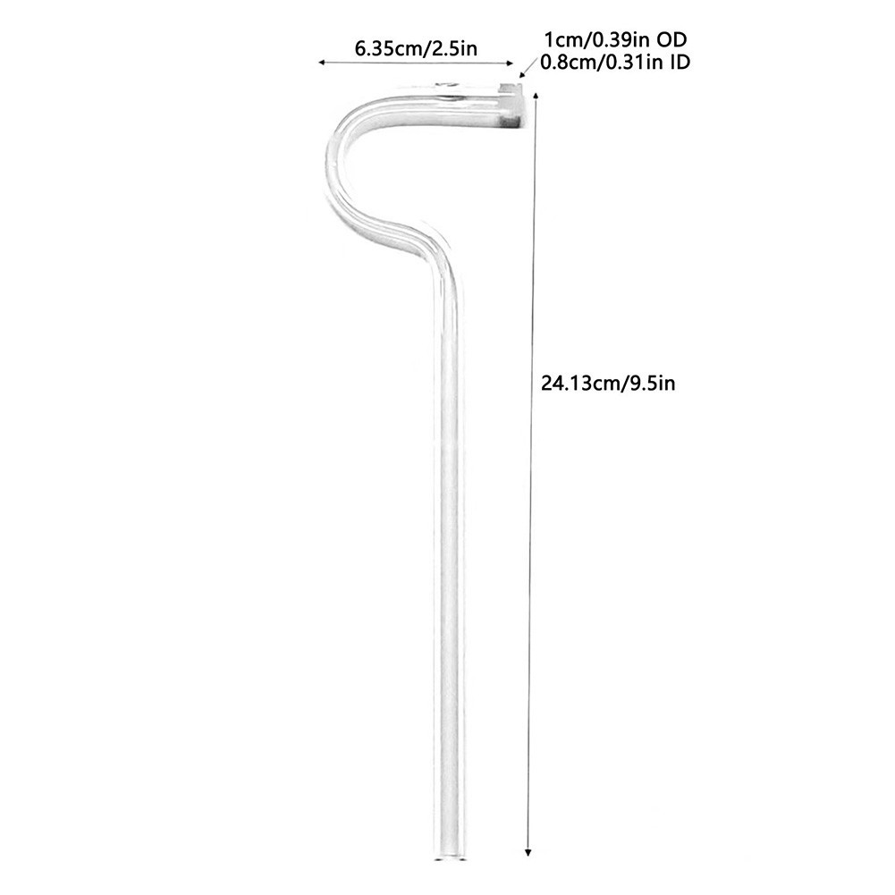 Anti Wrinkles Straw Reusable Glass Drinking Straw for Engaging Lips ...