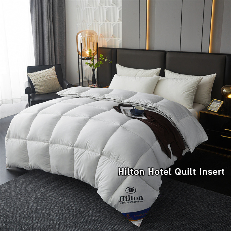 Hilton Hotel Quilt Feather Velvet Fluffy Comforter Weighted Warm Duvet ...
