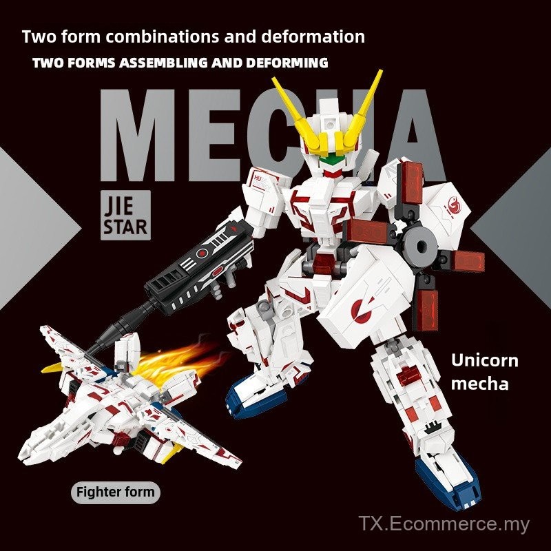 DIY Mini Robot Model Kit Unicorn Mecha with Transforming Function for ...