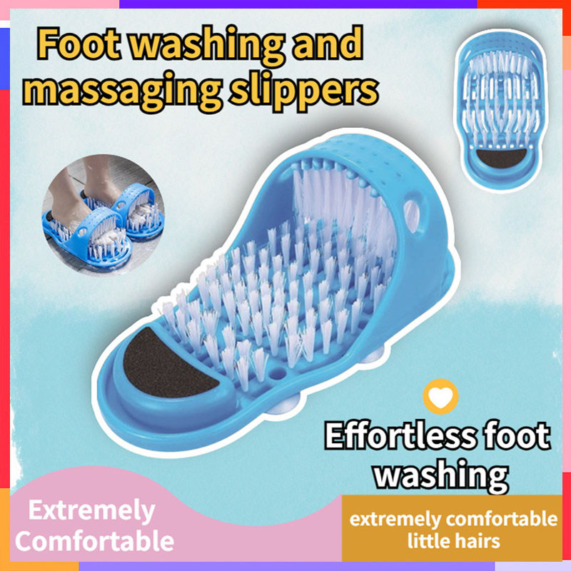 Foot Scrubber Anti-itch Scratching Foot Brush Spa Shower Foot Massager ...