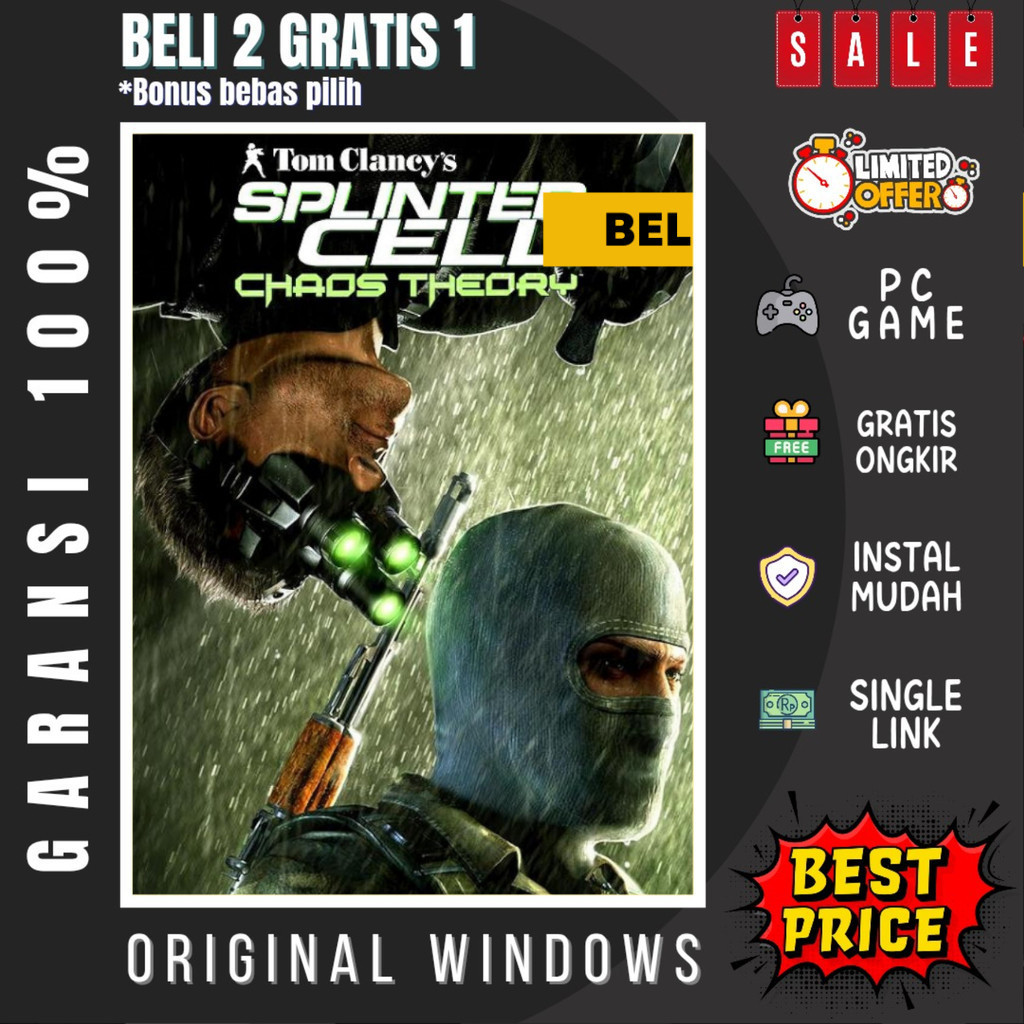 Tom CLANCYS SPLINTER CELL CHAOS THEORY - PC GAMES - LAPTOP GAMES - PC ...