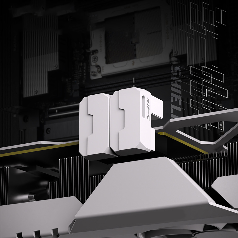 8-Pin PCIe GPU Power Adapter 90Degree Angled Connector Power Interfaces ...