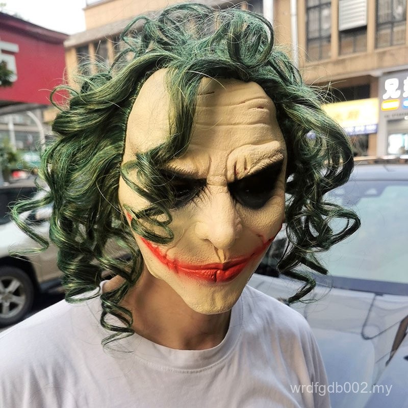 Shopee Official Halloween Batman JOKER Mask Men Women Horror Headgear ...