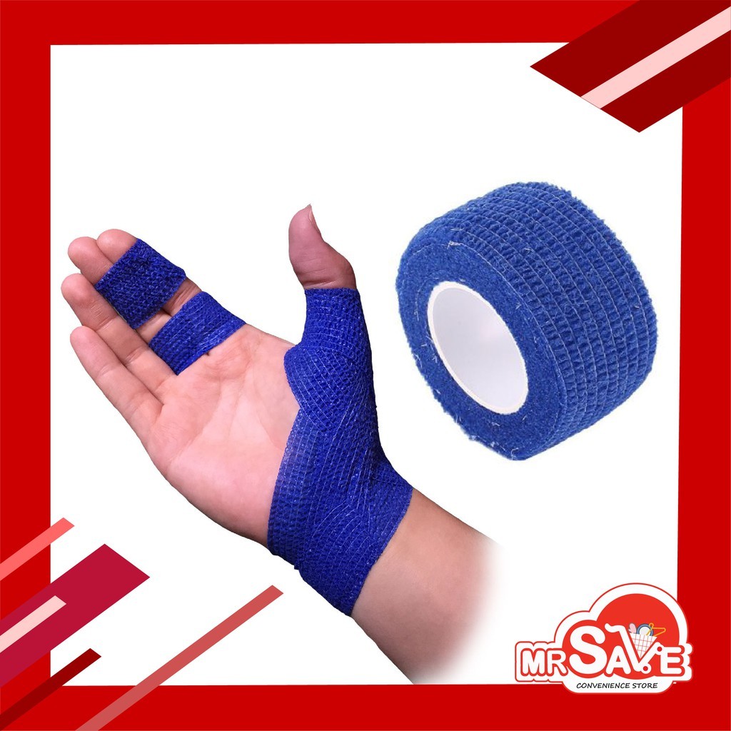 Self-Adhesive Elastic Bandage 2.5cm First Aid Medical Treatment Sports ...