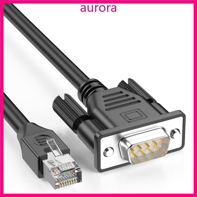 Aur RJ45 to DB9 RS232 Debugging Cable Male to Female Male Extension ...