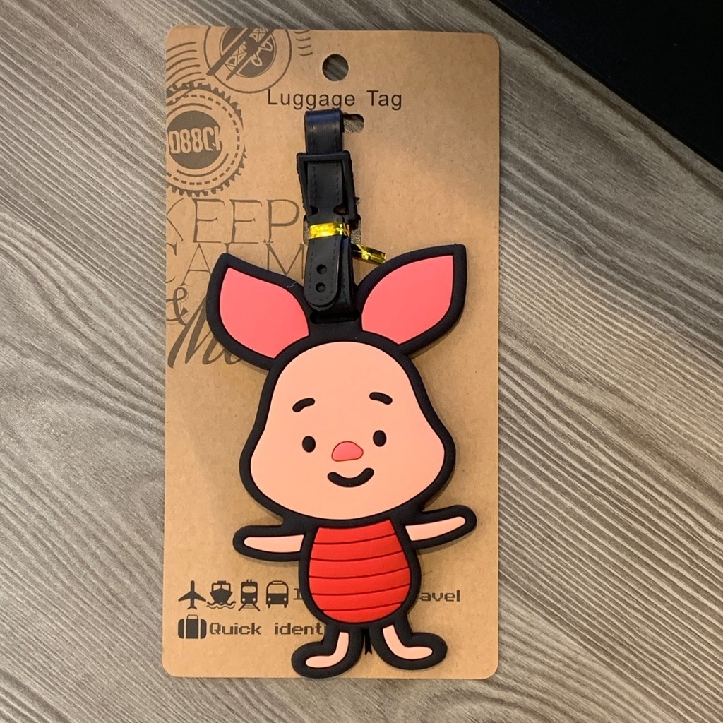 Travel Boarding Pass Tigger Il Donkey Winnie the Pooh Piglet Luggage ...