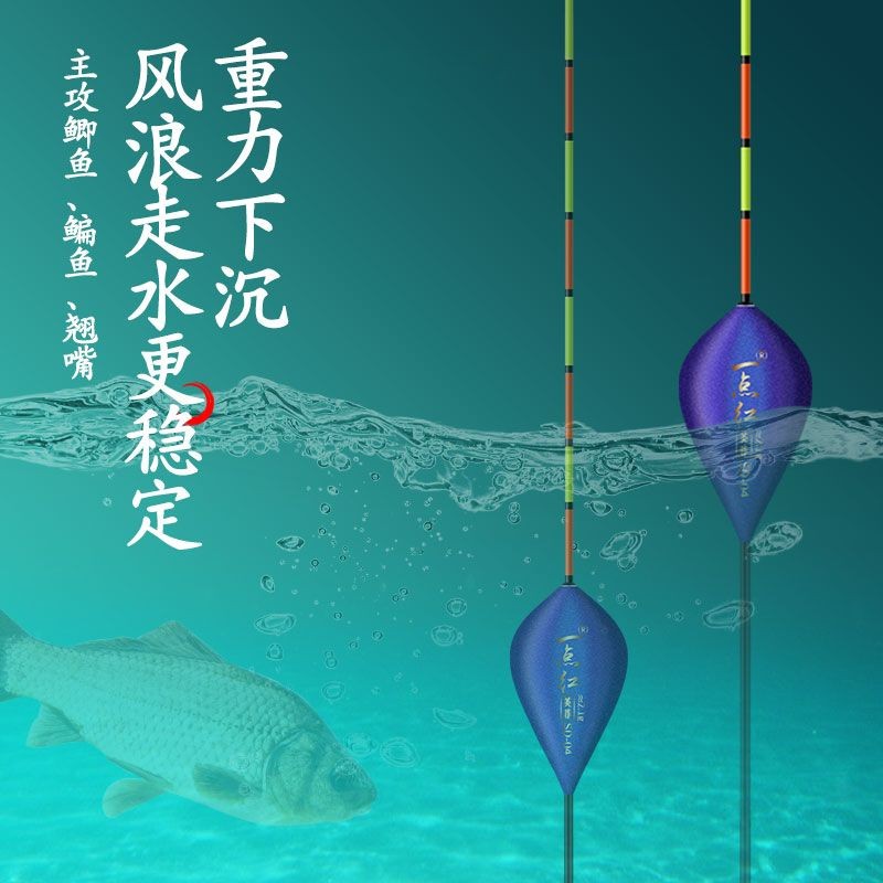 Water Drop Fish Float Jujube Core Type Float Upturned Mouth Itinerary ...
