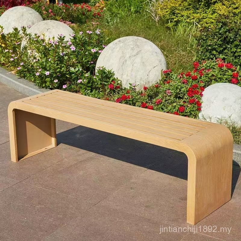 Park Chair Outdoor Bench Leisure Bench Anti-corrosion Iron Bench ...