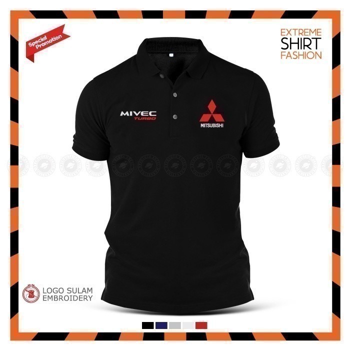 Polo fashion 2025 T Shirt Mitsubishi Motorsport Ralliart Mivec Turbo ...