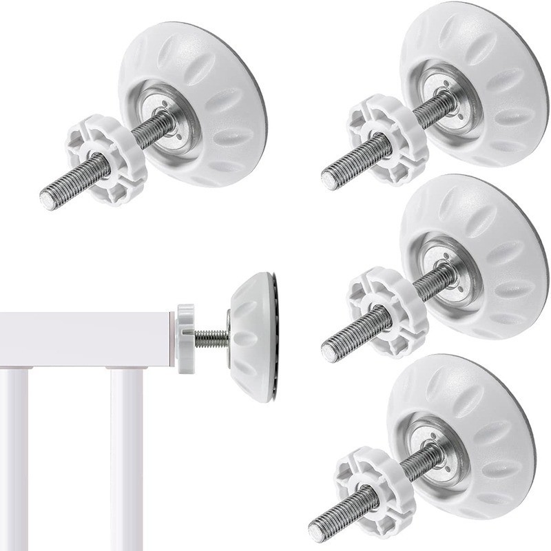 1 PC Pressure Mounted Baby Gates Threaded Spindle Rods M10 Walk Thru ...