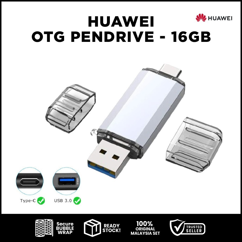 HUAWEI FLASH DRIVE 16GB OTG TYPE C - Original HUAWEI Malaysia | Shopee ...