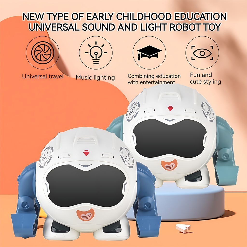 Intelligent Robot Toys Dance Robot Music With Lights Action Movement ...