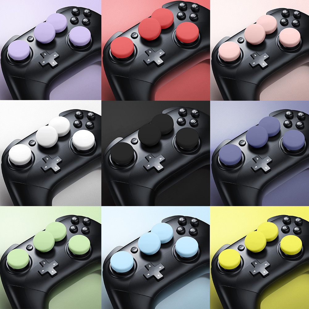 2PCS Thumb Grip Set Joystick Cap Analog Stick Cap for Nintendo Switch ...