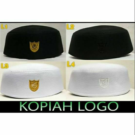 KOPIAH KERAS 4 LUBANG HITAM PUTIH KOPIAH DEWASA KOPIAH TAHFIZ KOPIAH ...